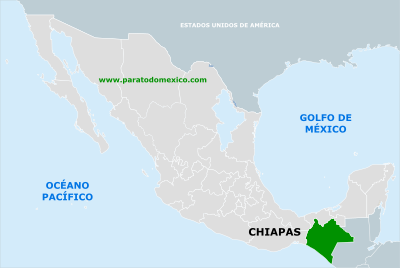 Estado de Chiapas México - Mapa, Ubicación y más